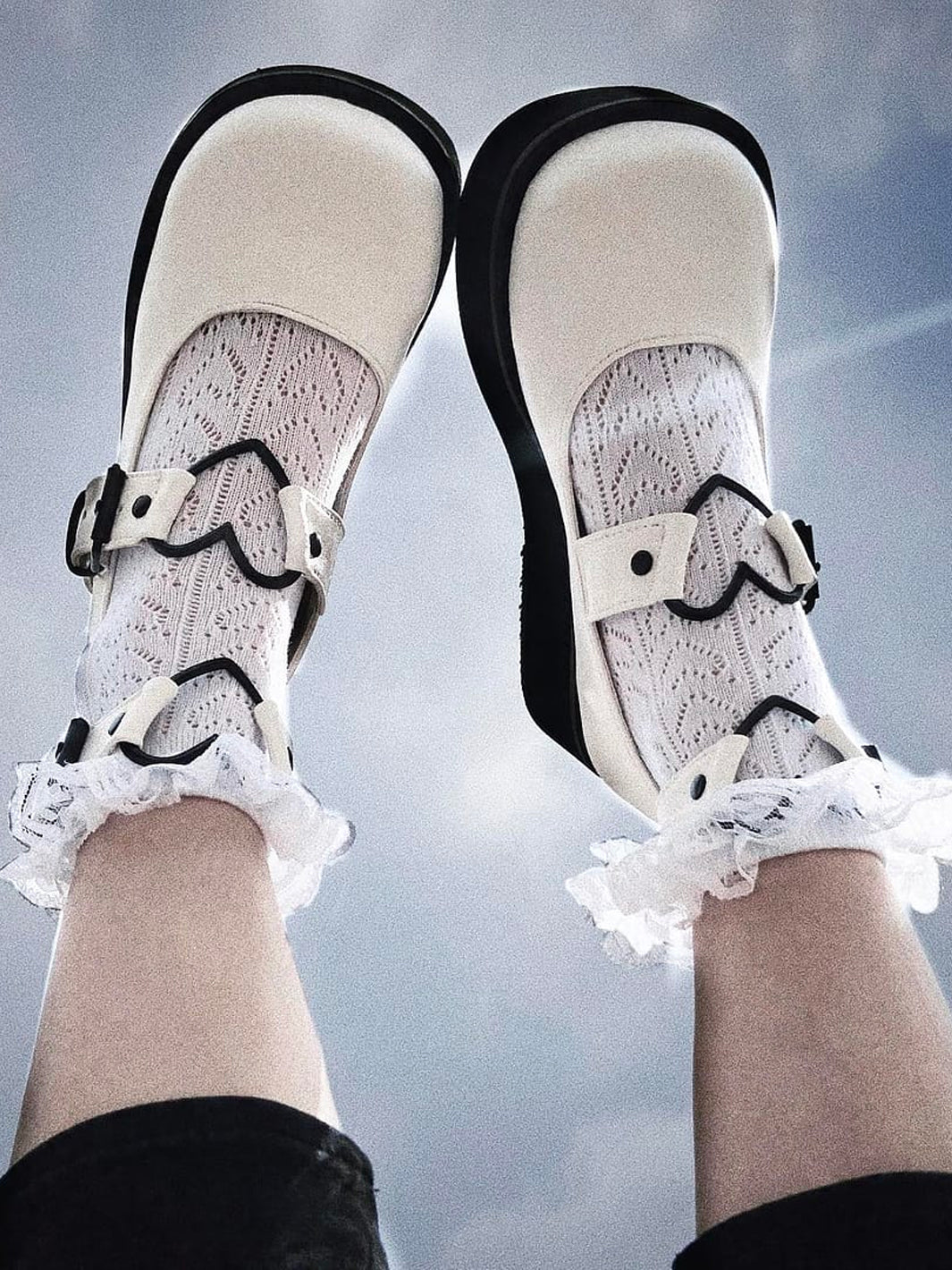 DEMONIA SPRITE-02 - WHITE VEGAN LEATHER PRE ORDER – TIBBS & BONES