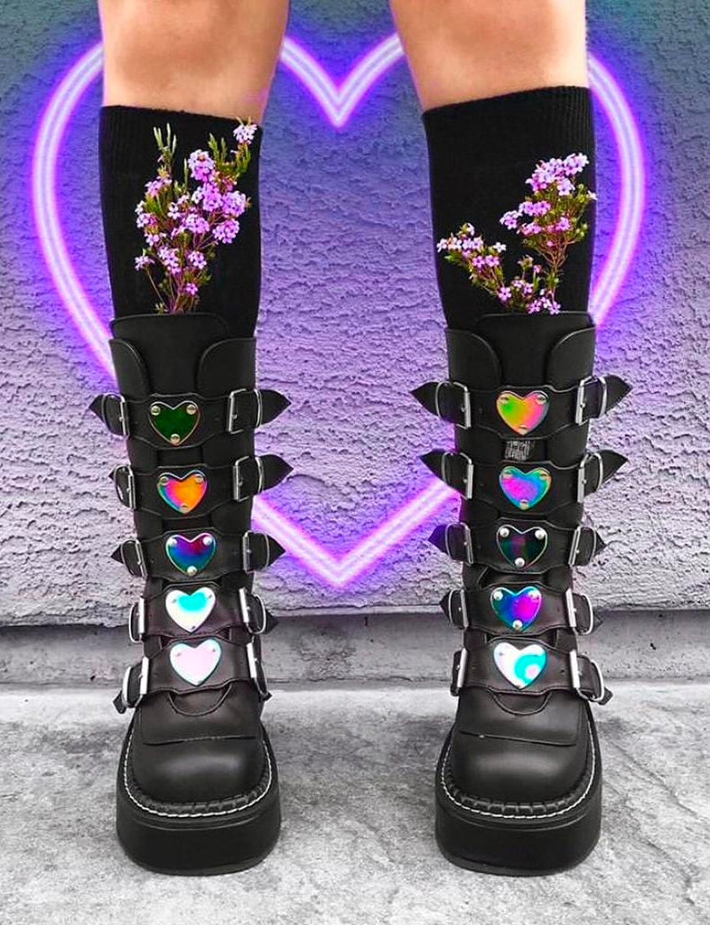 DEMONIA EMILY 330 BOOTS - BLACK PRE ORDER – TIBBS & BONES