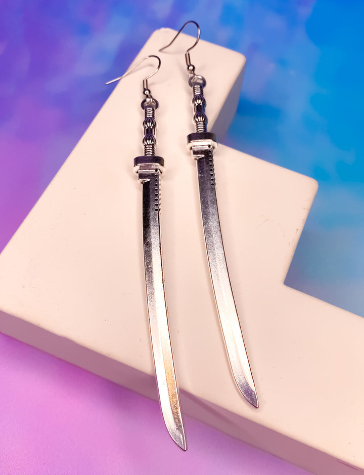 NINJA SWORD EARRINGS – TIBBS & BONES