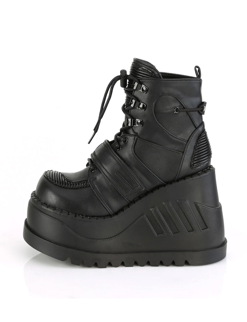 DEMONIA STOMP 13 BOOTS - BLACK – TIBBS & BONES